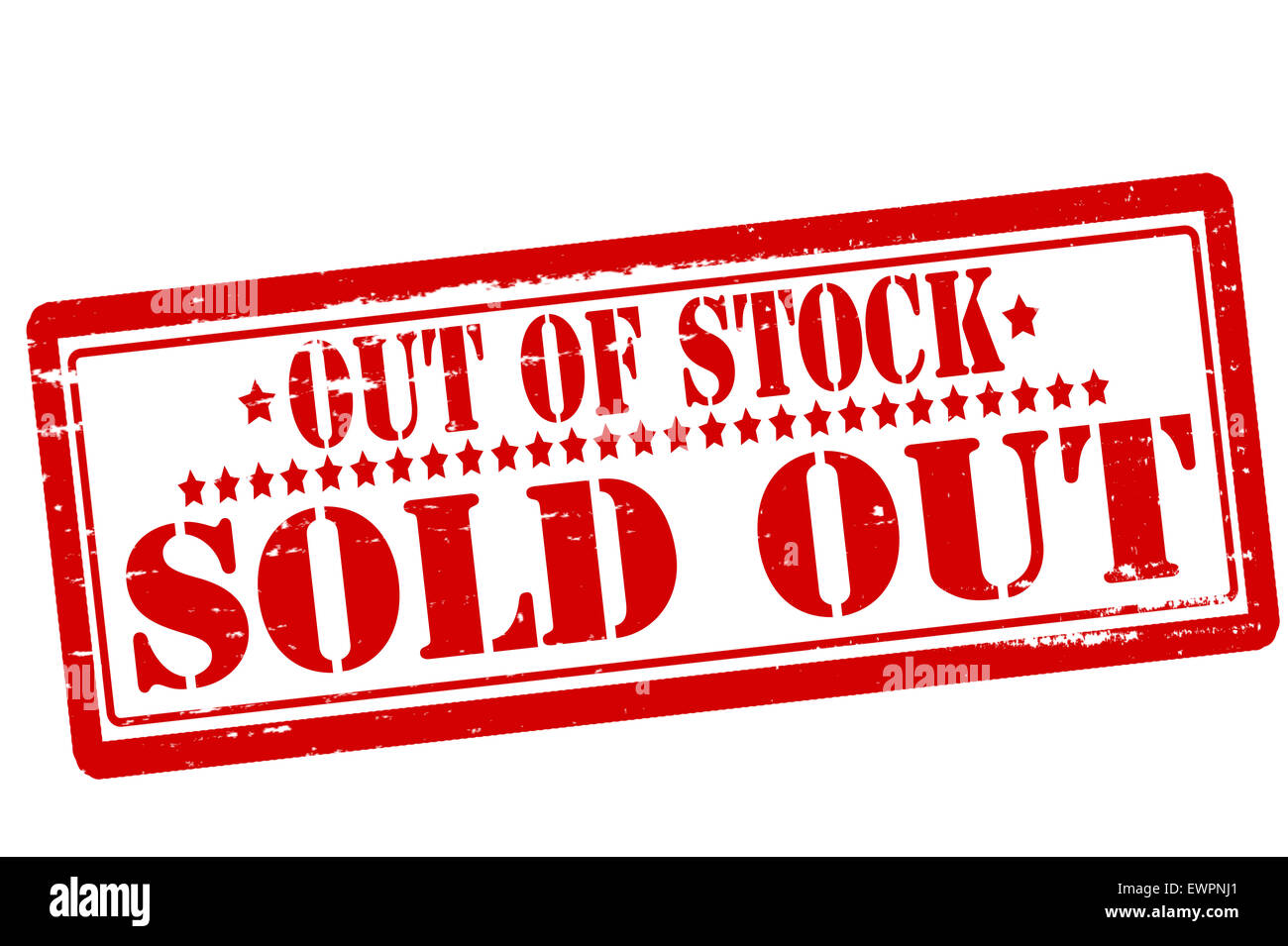 Rubber stamp with text sold out inside, illustration Stock Photo - Alamy
