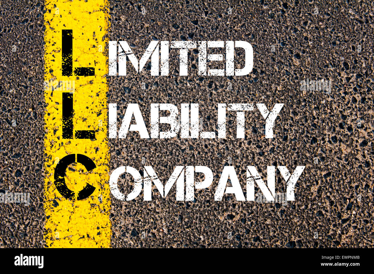 Concept image of Business Acronym LLC as Limited Liability Company ...
