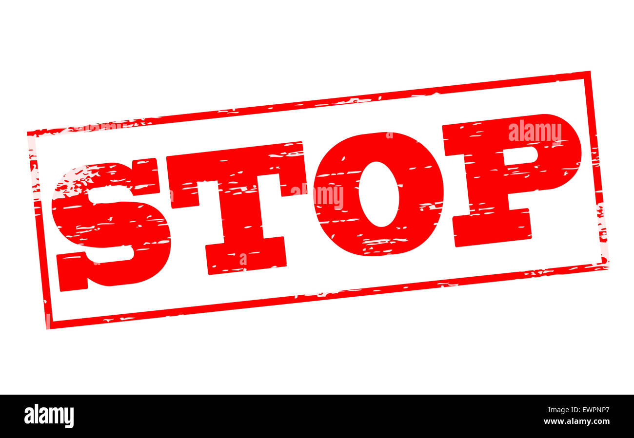 Rubber stamps with word stop inside hi-res stock photography and images ...