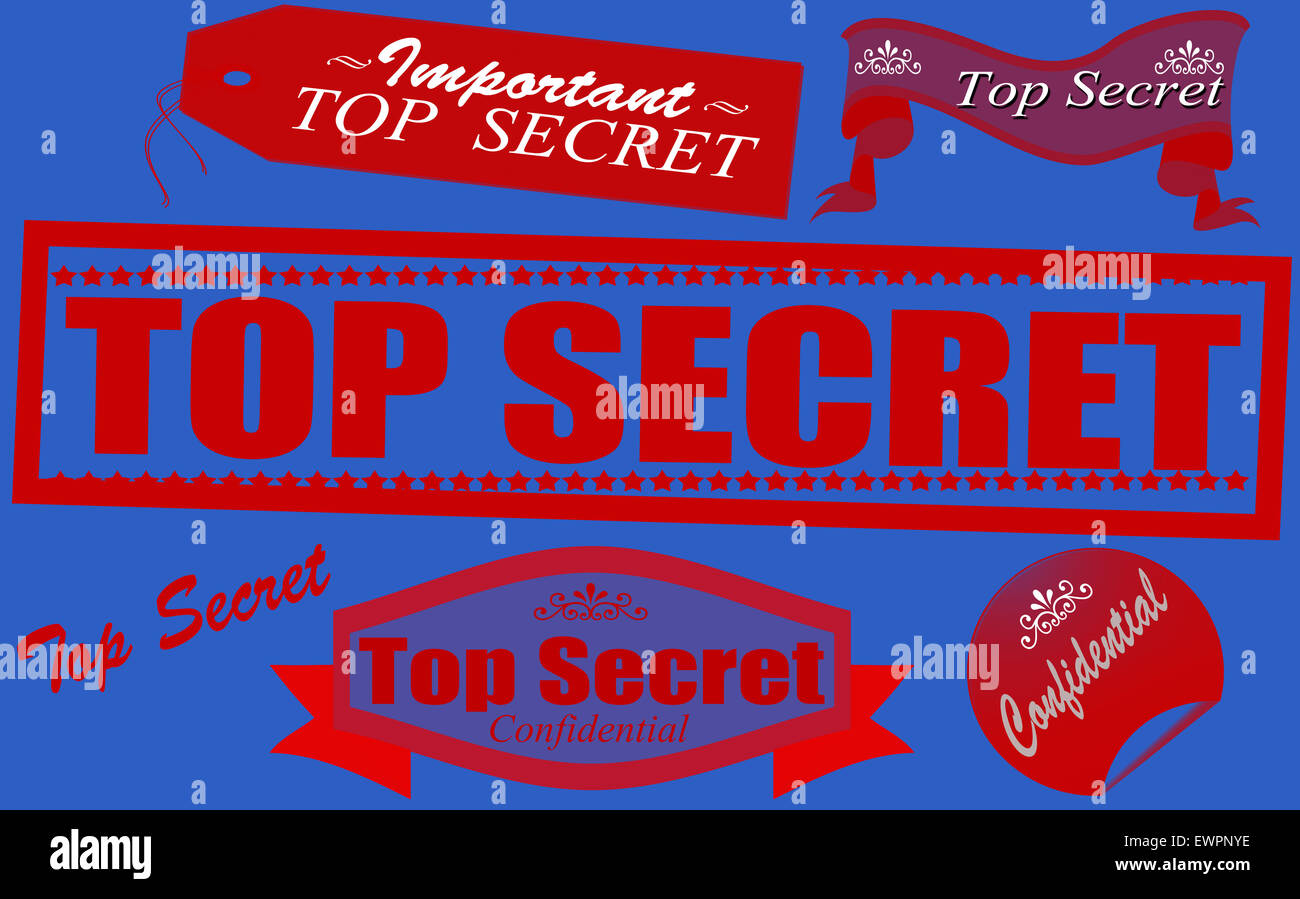 Set top secret stamp hi-res stock photography and images - Alamy