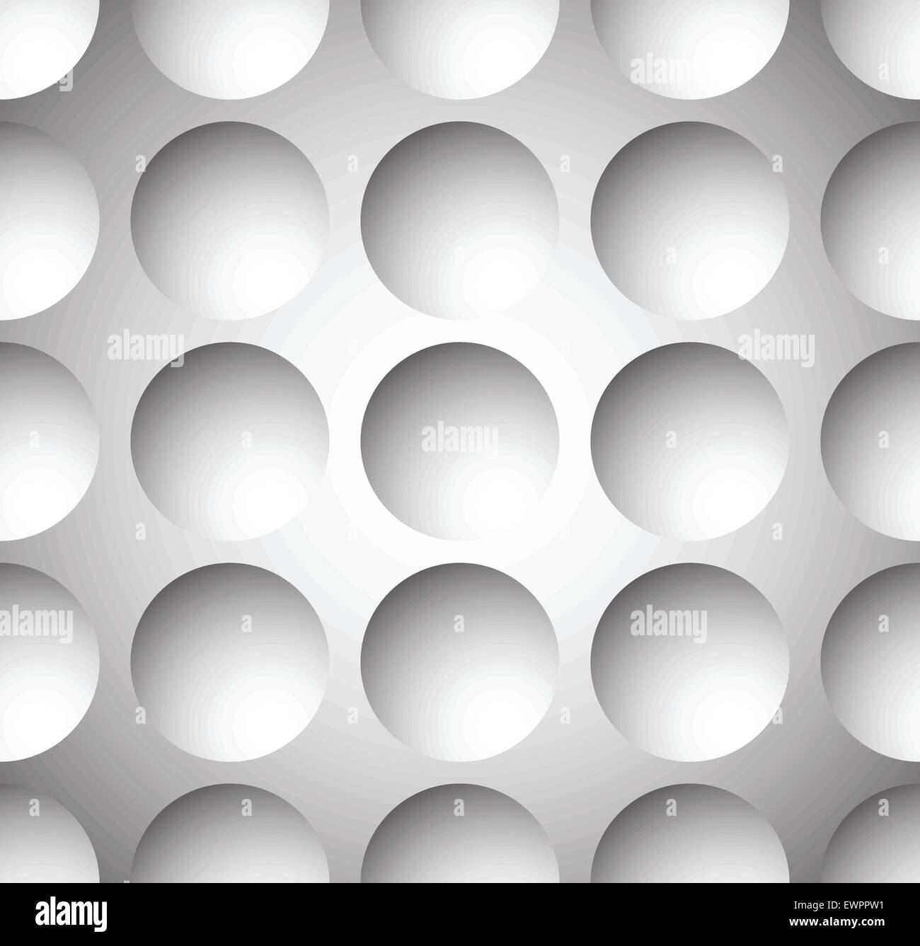 Grayscale circle pattern with seamlessly repeatable geometry. Editable ...