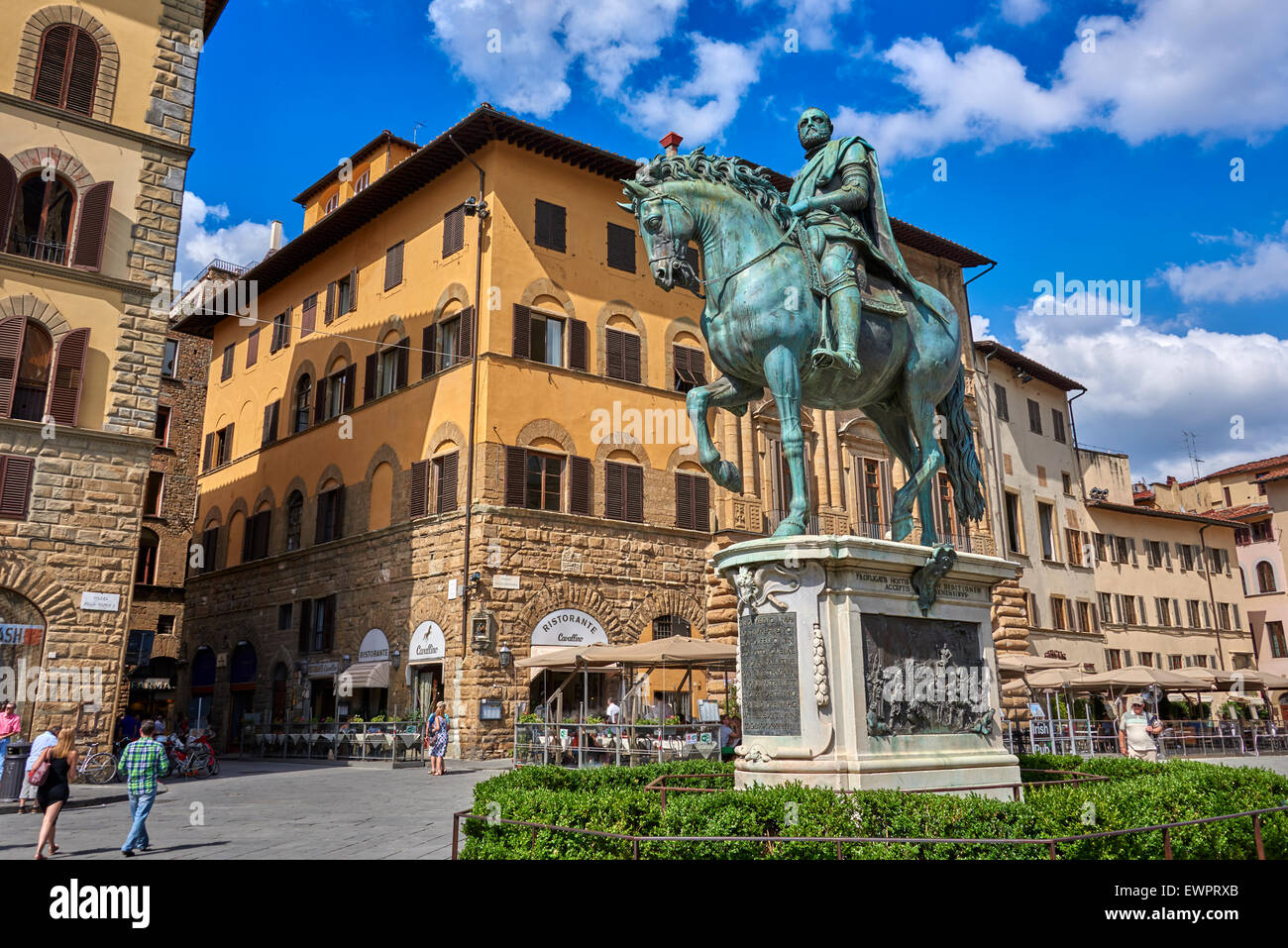 Piazza della Signoria is an L-shaped square in front of the Palazzo ...