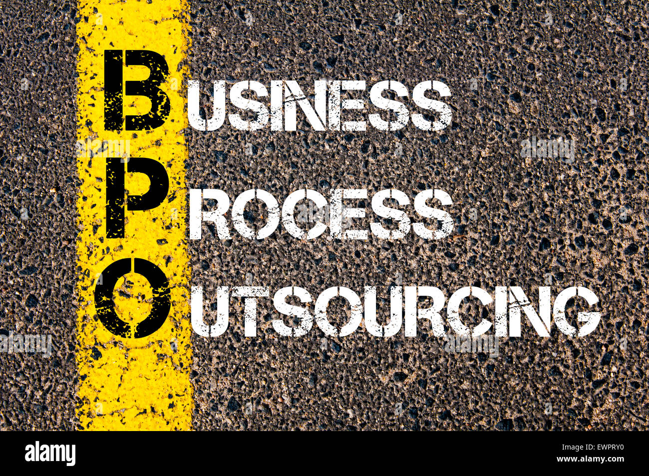 Concept image of Business Acronym BPO as Business Process Outsourcing ...