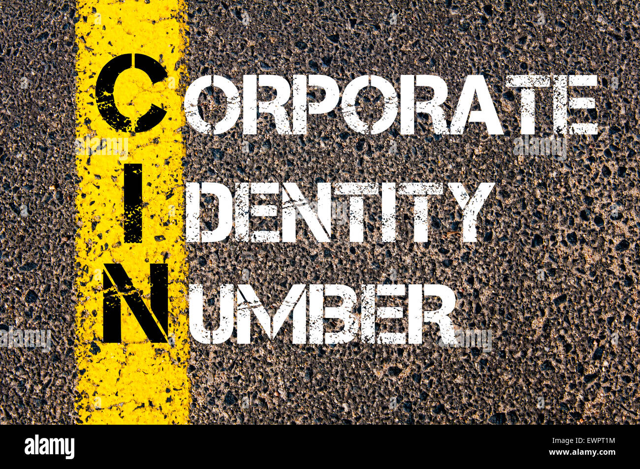 Concept image of Business Acronym CIN as Corporate Identity Number ...