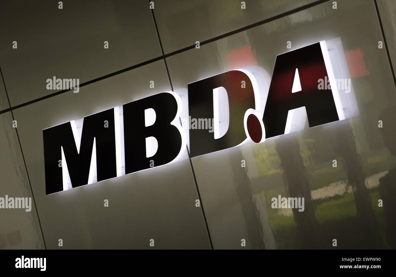 Schrobenhausen, Germany. 25th June, 2015. The logo of armaments ...