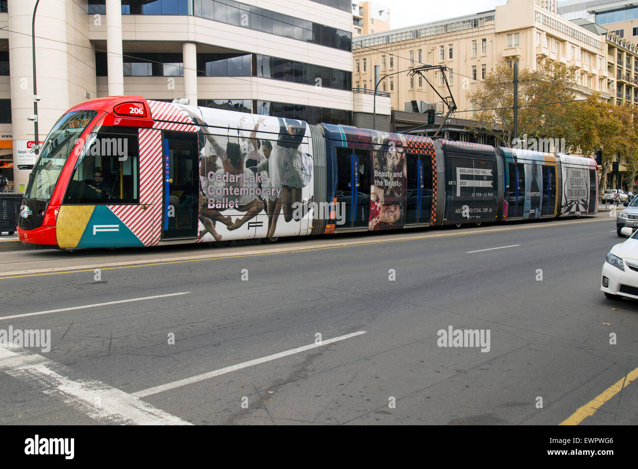 Adelaide City Tram Stock Photo - Alamy