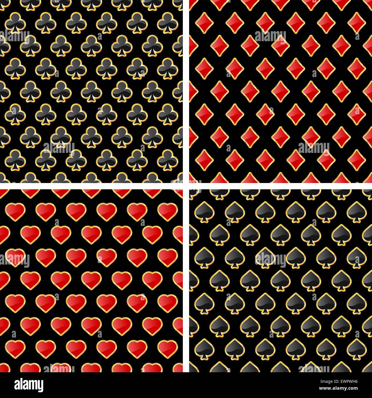 Card suits. Seamless abstract background. Abstract pattern Stock Vector ...