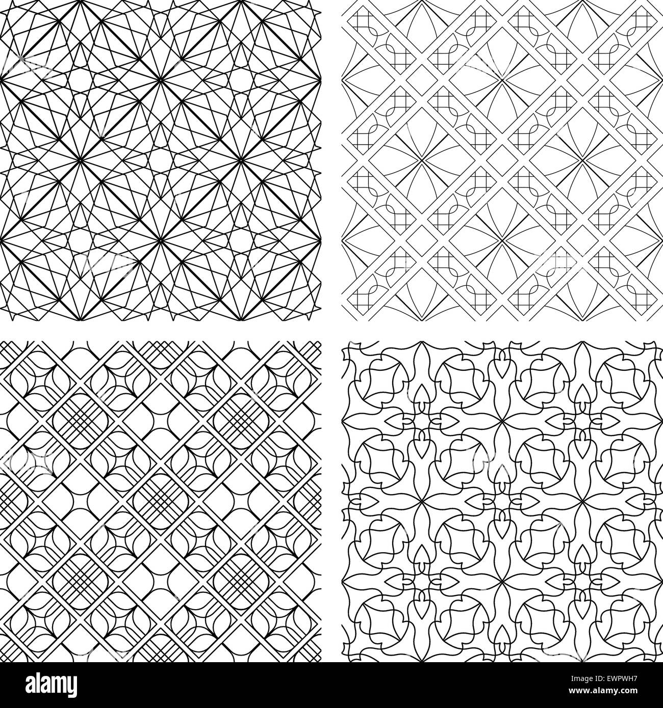 Seamless geometric pattern. Abstract illustration Stock Vector Image ...