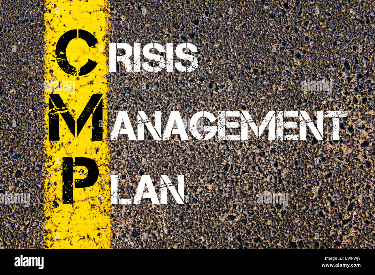 Concept image of Business Acronym CMP as Crisis Management Plan written ...