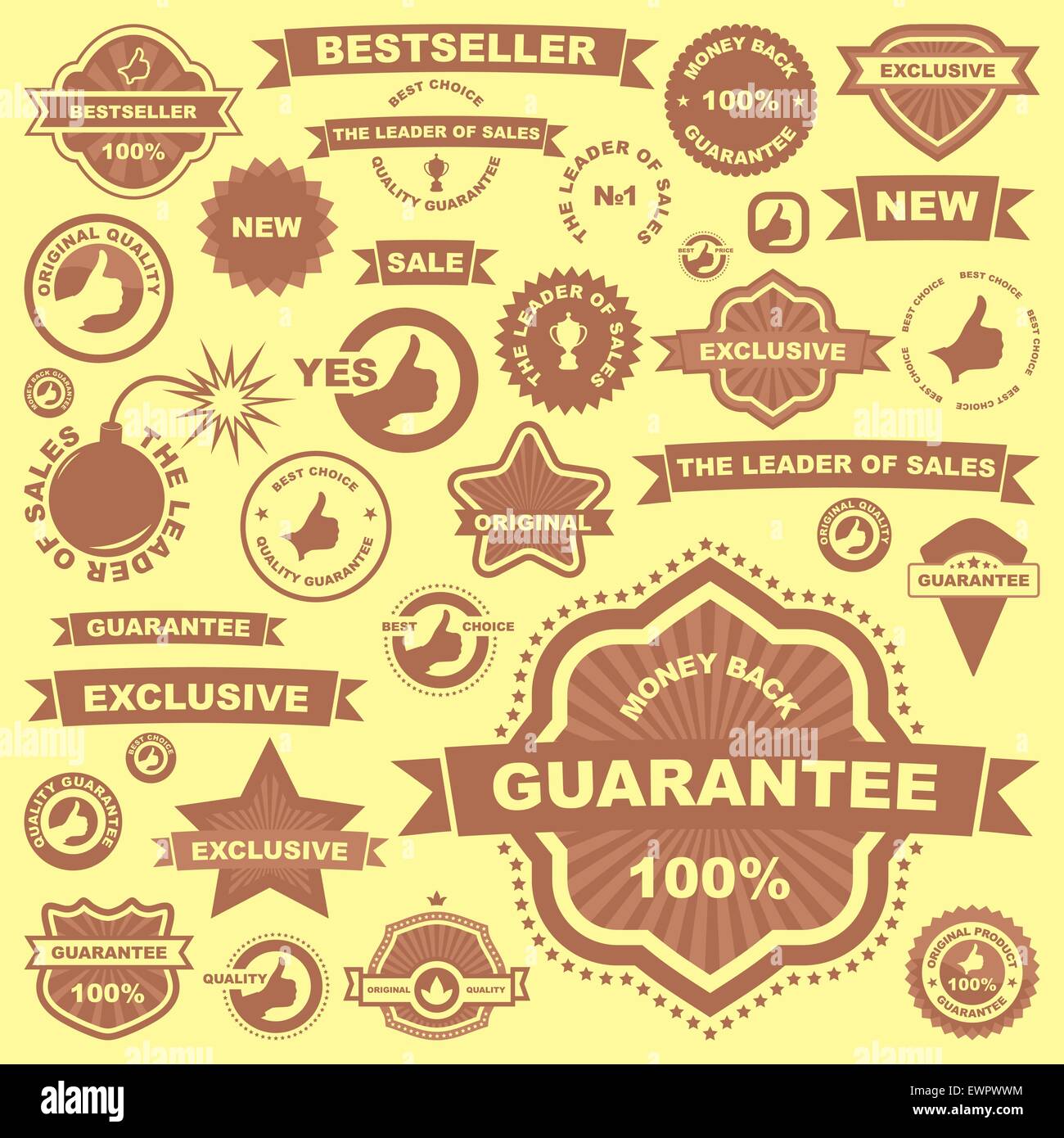 Sale signs. Usable for different business design Stock Vector Image ...