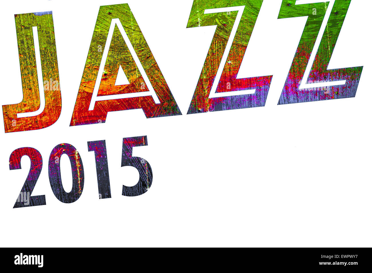 Graphic processing of the word jazz combined all-2015 Stock Photo - Alamy