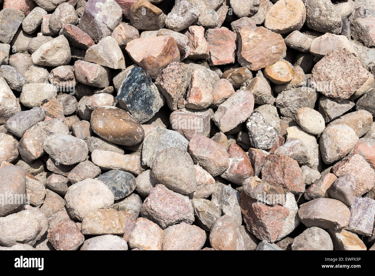 A pile of rock - construction material Stock Photo - Alamy