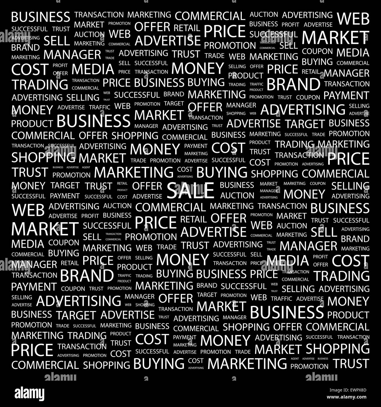 SALE. Word cloud concept illustration. Wordcloud collage Stock Vector ...