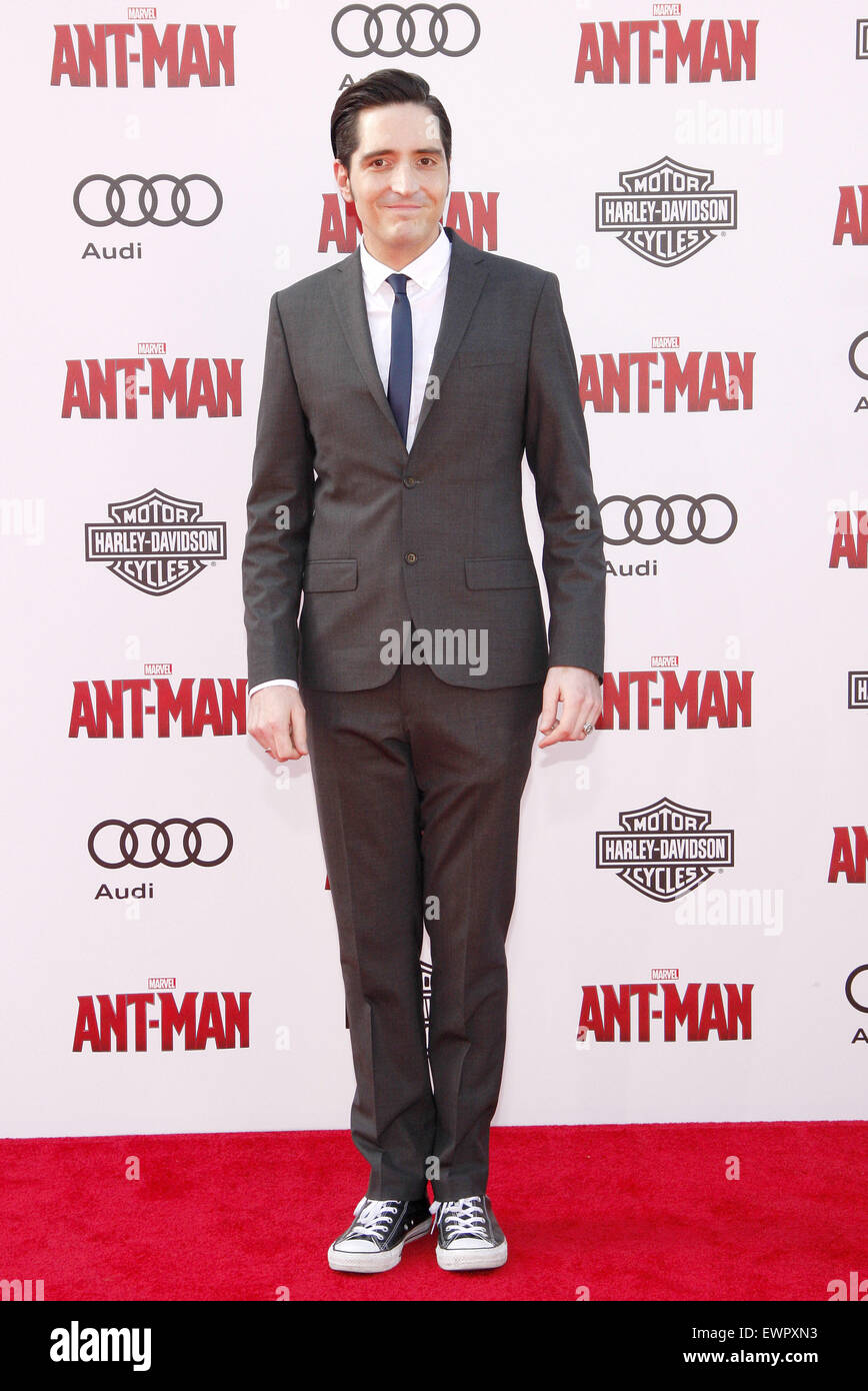 David Dastmalchian at the World premiere of Marvel's 'Ant-Man' held at ...