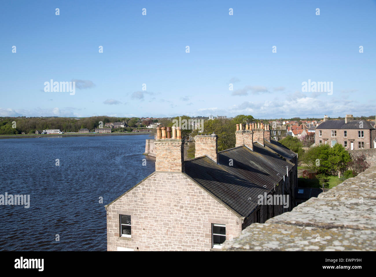 Mouth of the River Tweed, Berwick-upon-Tweed, Northumberland, England ...