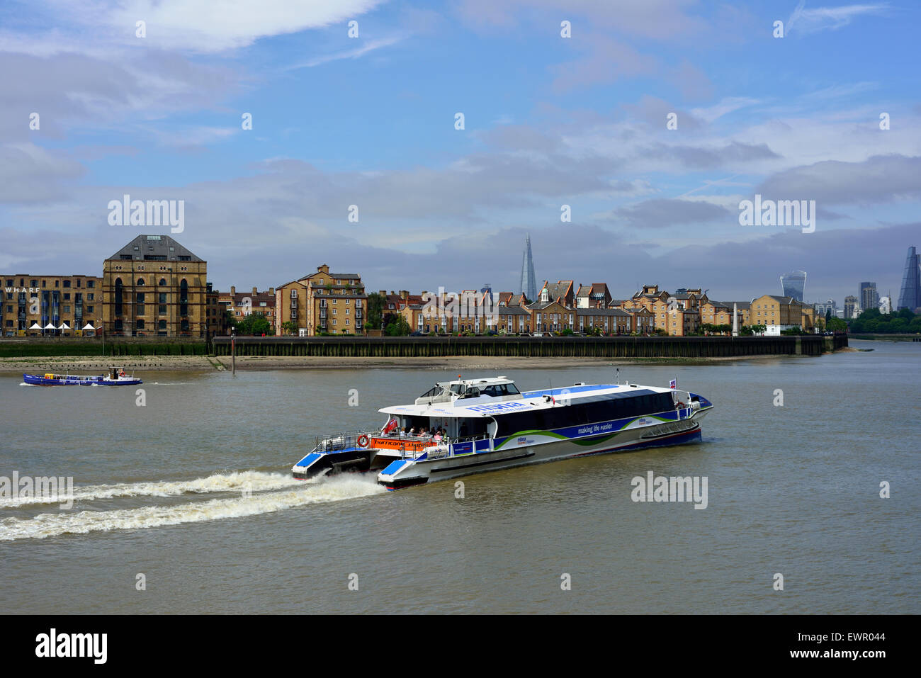 Thames Clipper, Canary Riverside, Docklands, London E14, United Kingdom ...