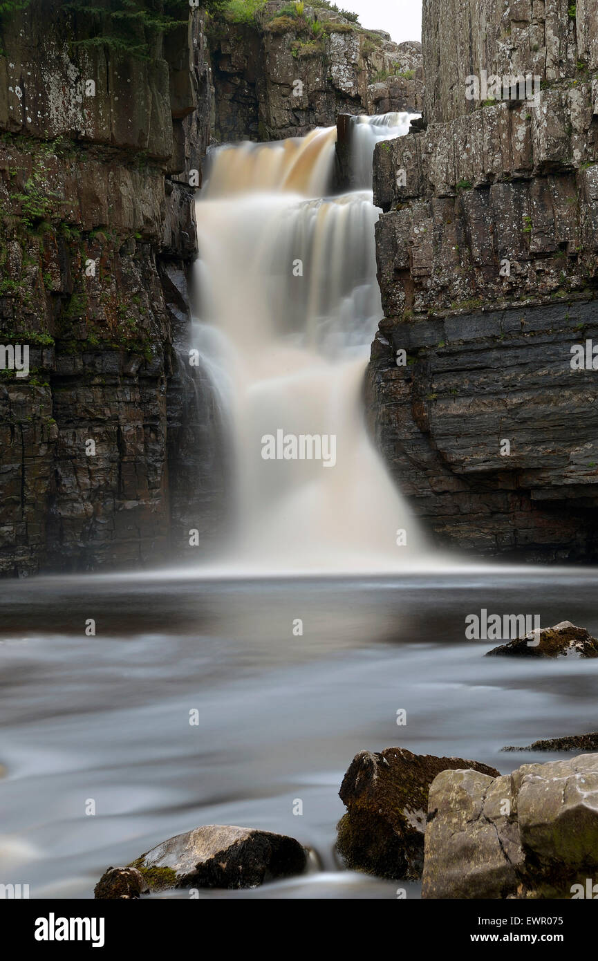 High Force Waterfall, Durham, UK Stock Photo - Alamy