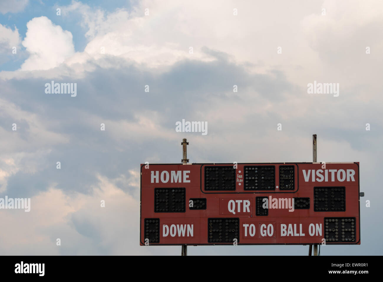 Stadium scoreboard football hi-res stock photography and images - Alamy