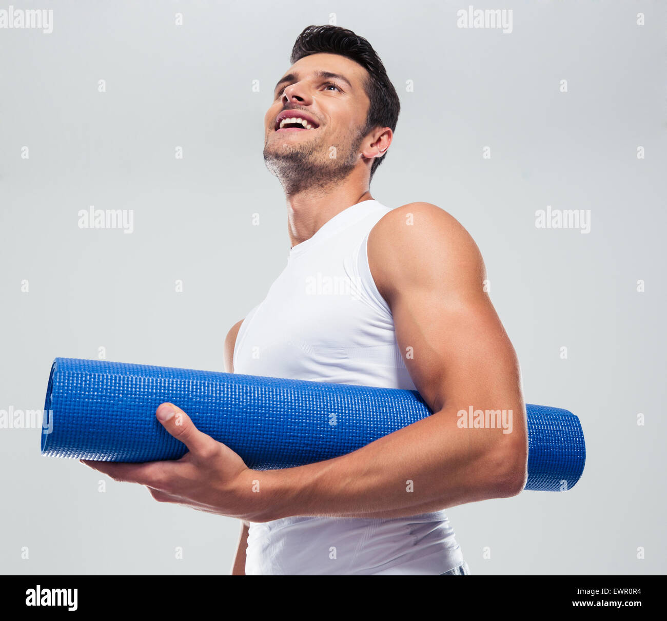Male bodybuilder laughing hi-res stock photography and images - Alamy
