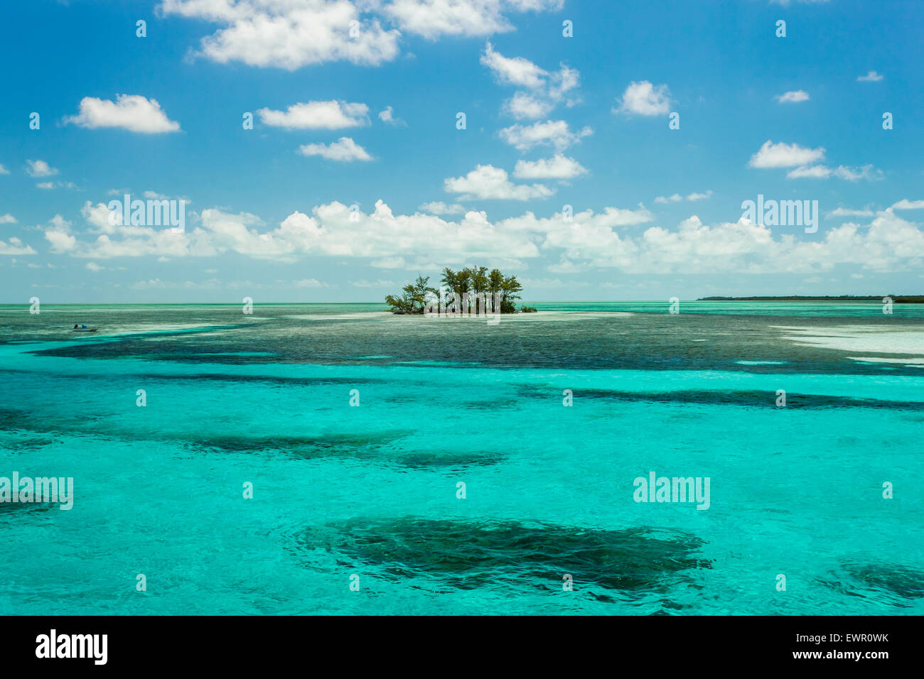 Stunning image of an island in the middle of the ocean Stock Photo - Alamy