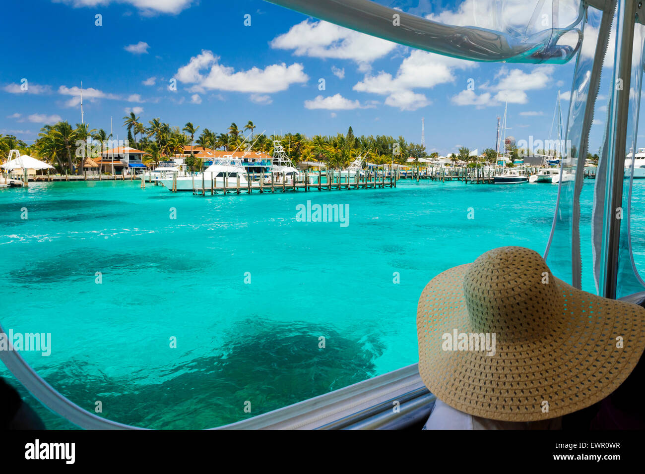 Beautiful image of a boat dock on the beach Stock Photo - Alamy