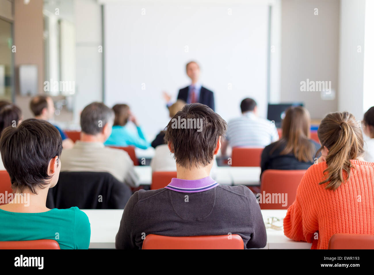 Lecture at university Stock Photo - Alamy