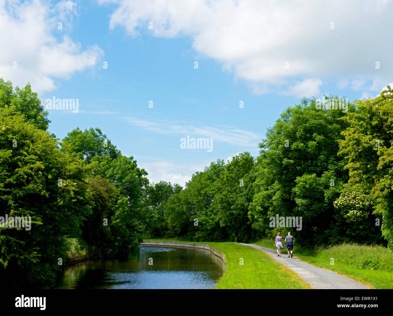 Man walking on canal towpath hi-res stock photography and images - Alamy