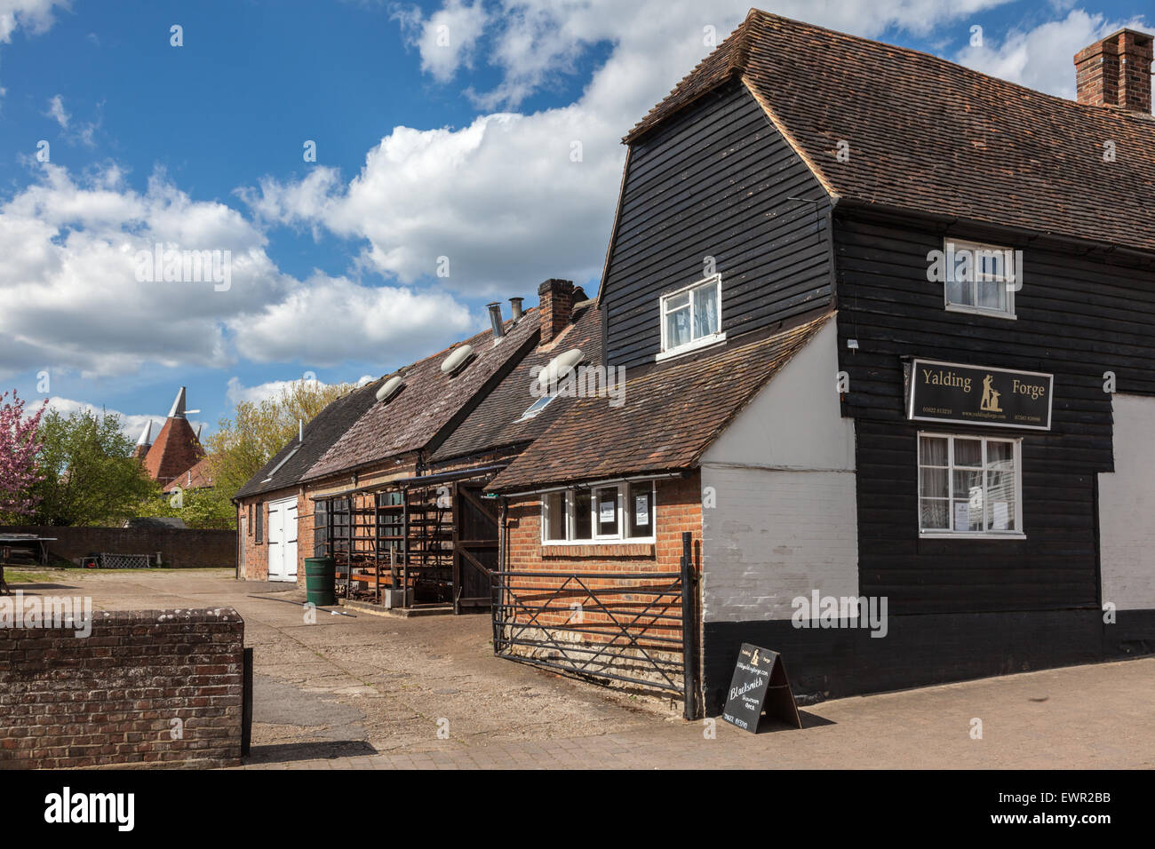 The Forge and Blacksmiths, Yalding, Kent, UK Stock Photo - Alamy