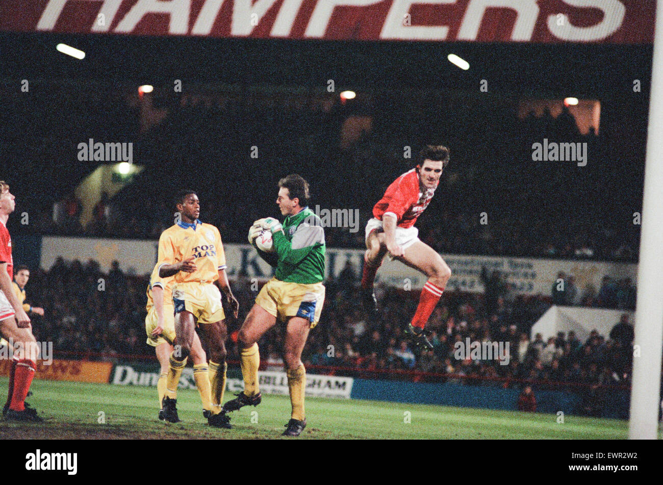 Middlesbrough 0-2 Leeds, Division Two league match at Ayresome Park ...