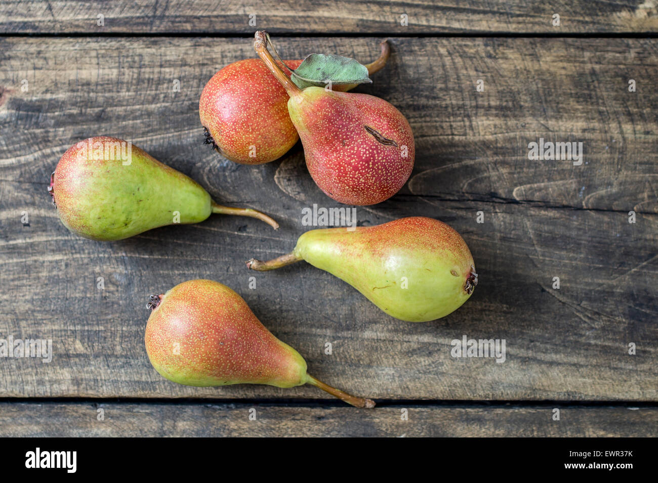 Overhead pear hi-res stock photography and images - Alamy