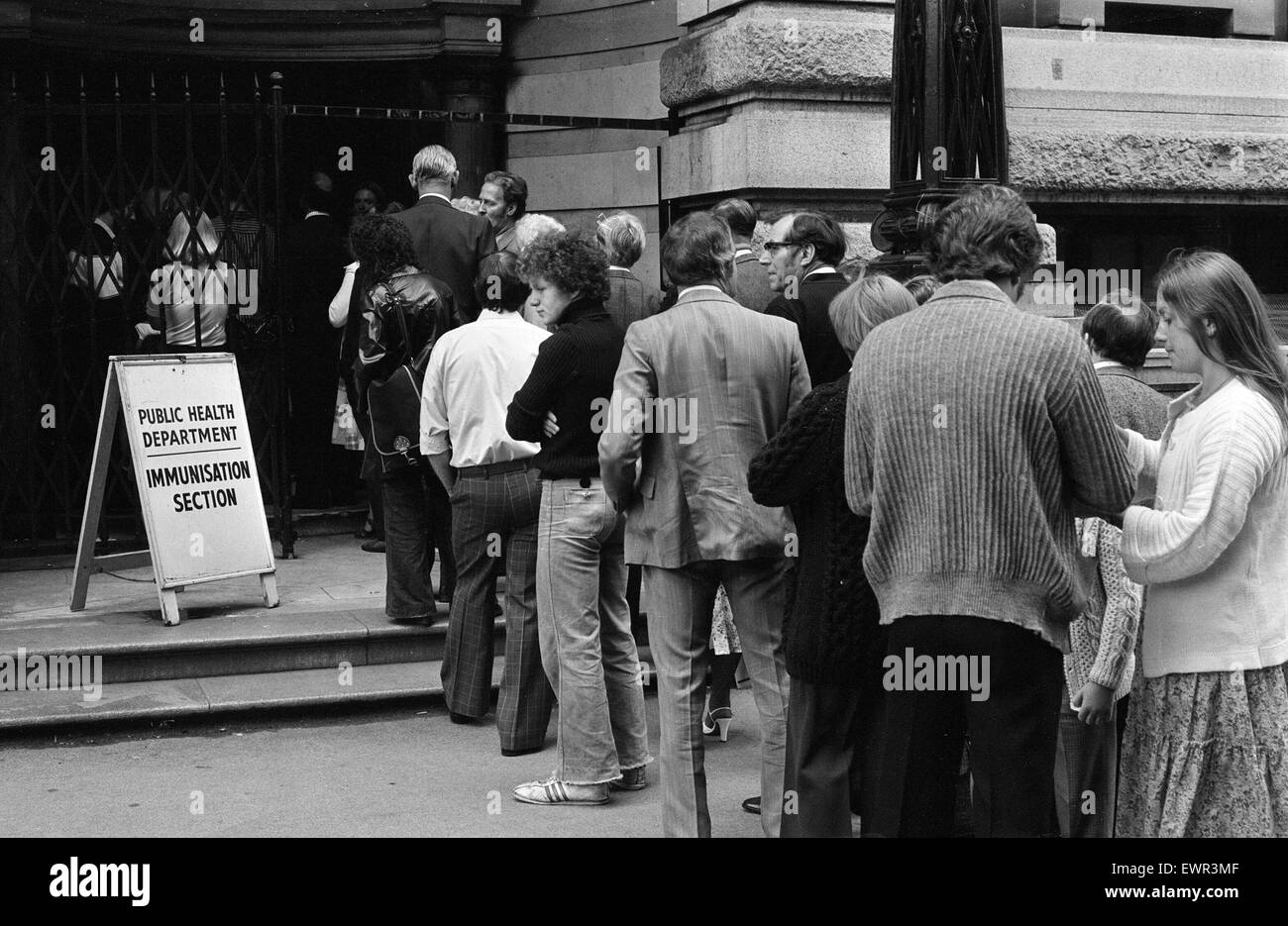Smallpox vaccinations Black and White Stock Photos & Images - Alamy