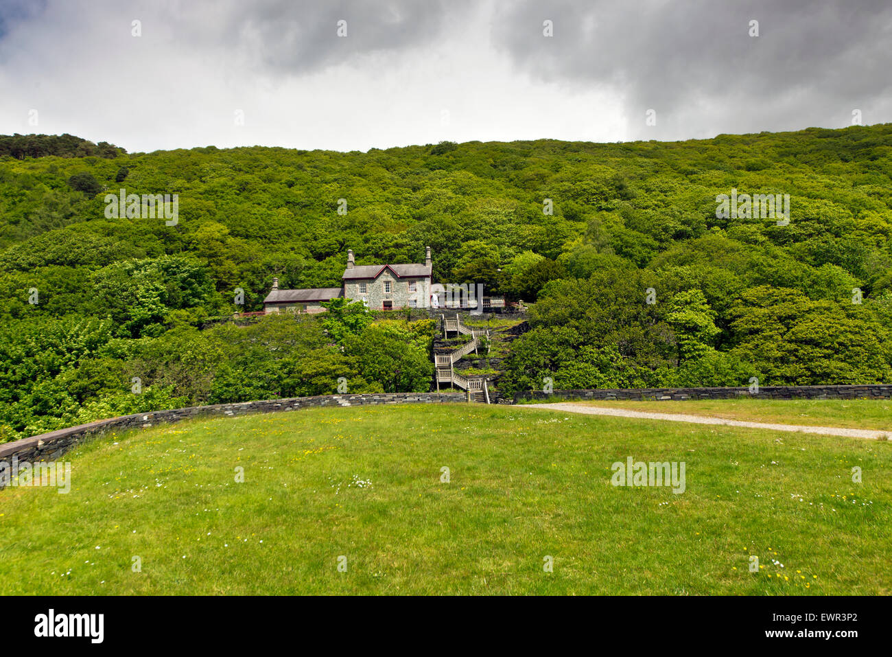 Llanberis Quarry hospital Slate Museum North Wales Uk & Lake Snowdonia ...