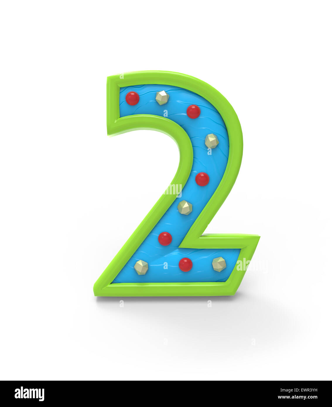 Number font hi-res stock photography and images - Alamy