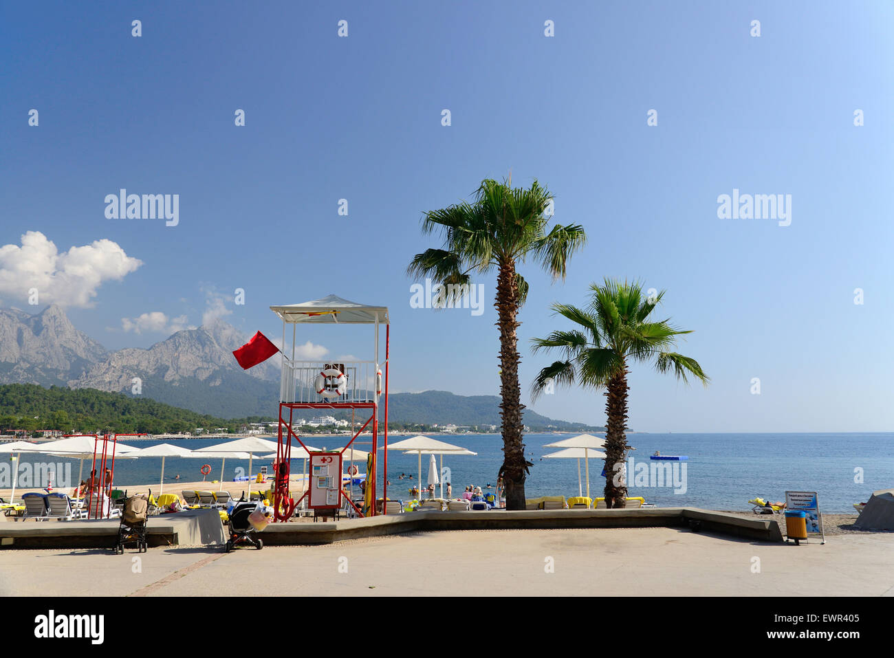 Beach resort near Kemer, Turkey Stock Photo - Alamy