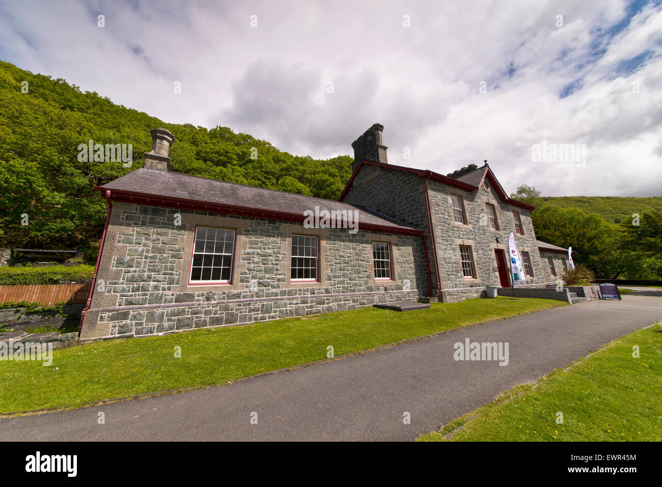 Llanberis Quarry hospital Slate Museum North Wales Uk & Lake Snowdonia ...