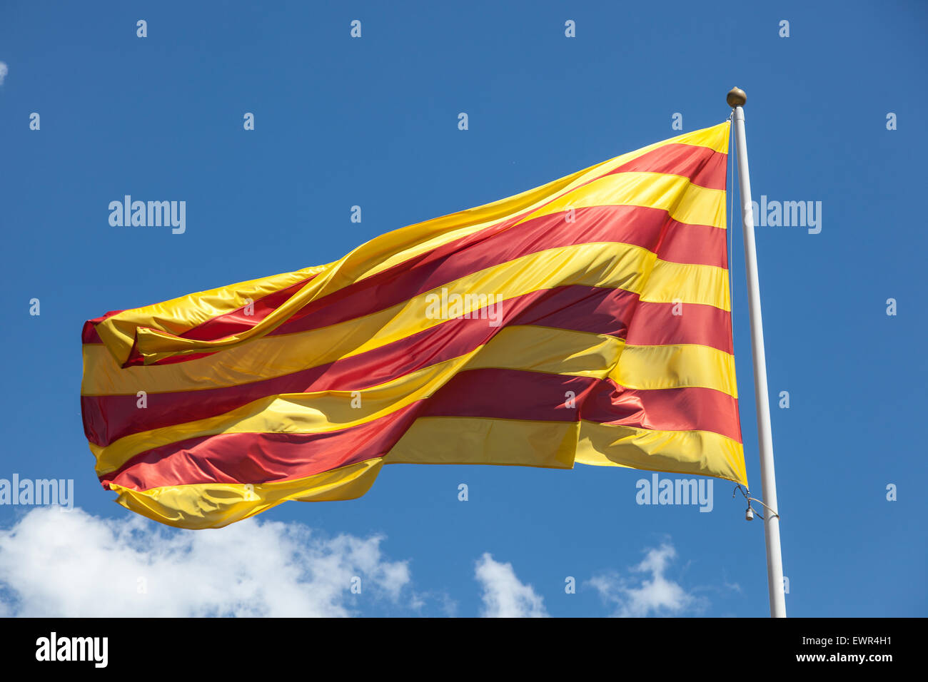 Flag Of Catalonia High Resolution Stock Photography and Images - Alamy