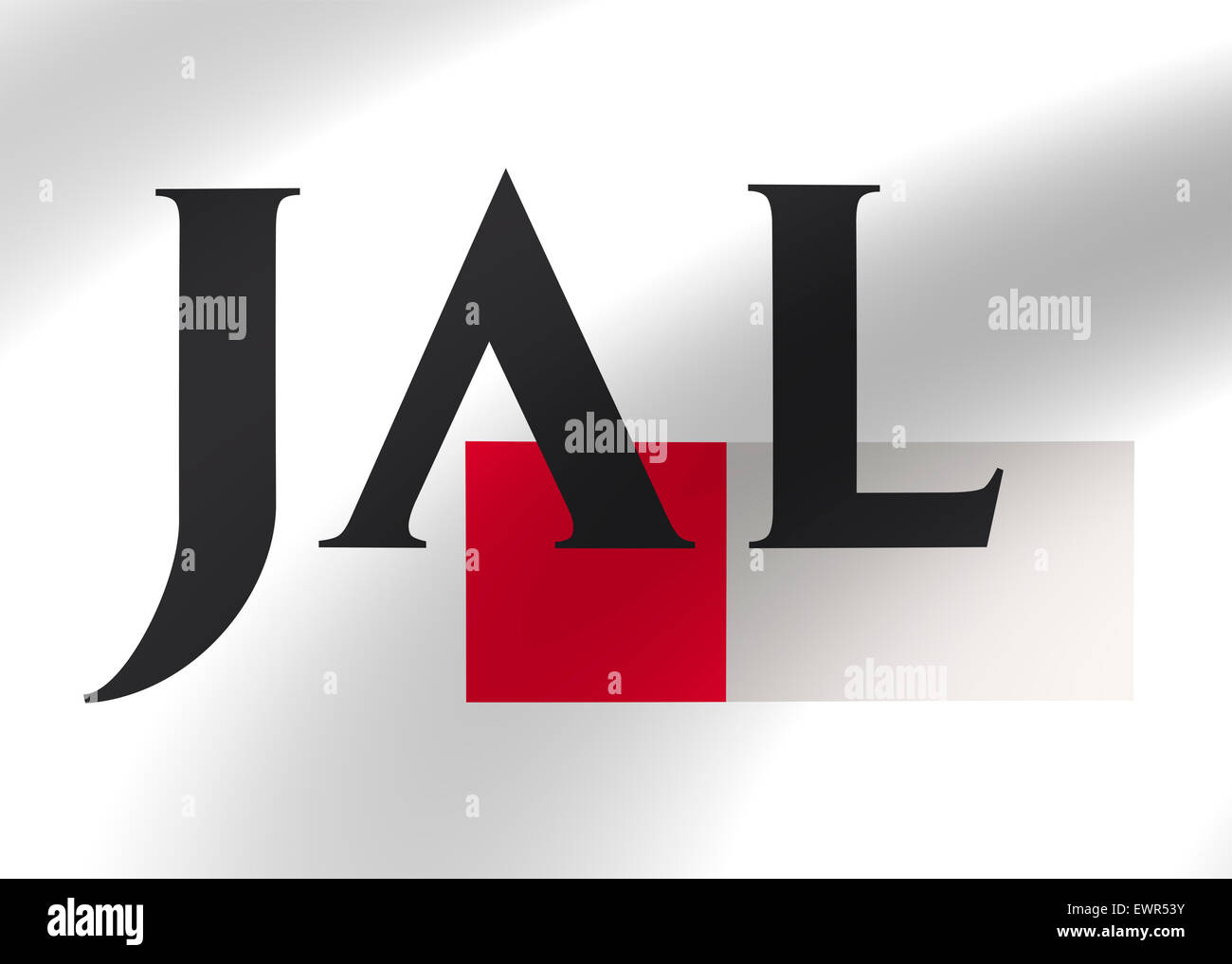 Japan Airlines logo icon flag symbol emblem sign Stock Photo - Alamy