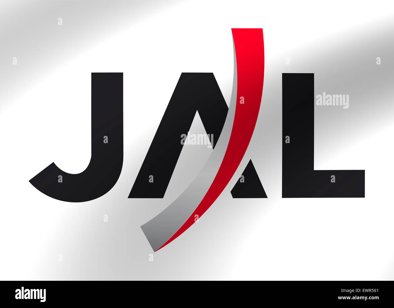 Japan Airlines logo icon flag symbol emblem sign Stock Photo - Alamy