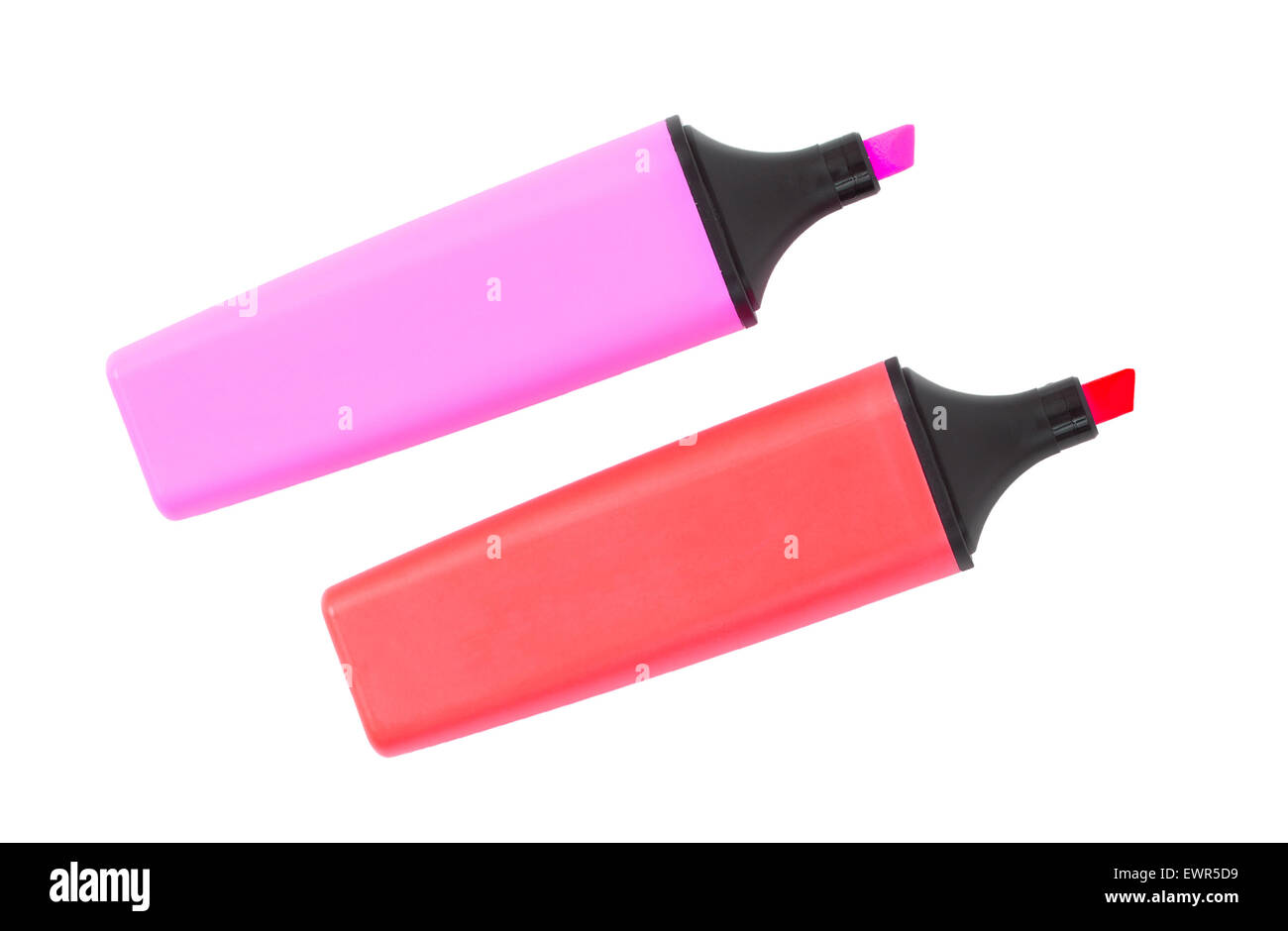 Collection of highlighters isolated over a white background Stock Photo ...