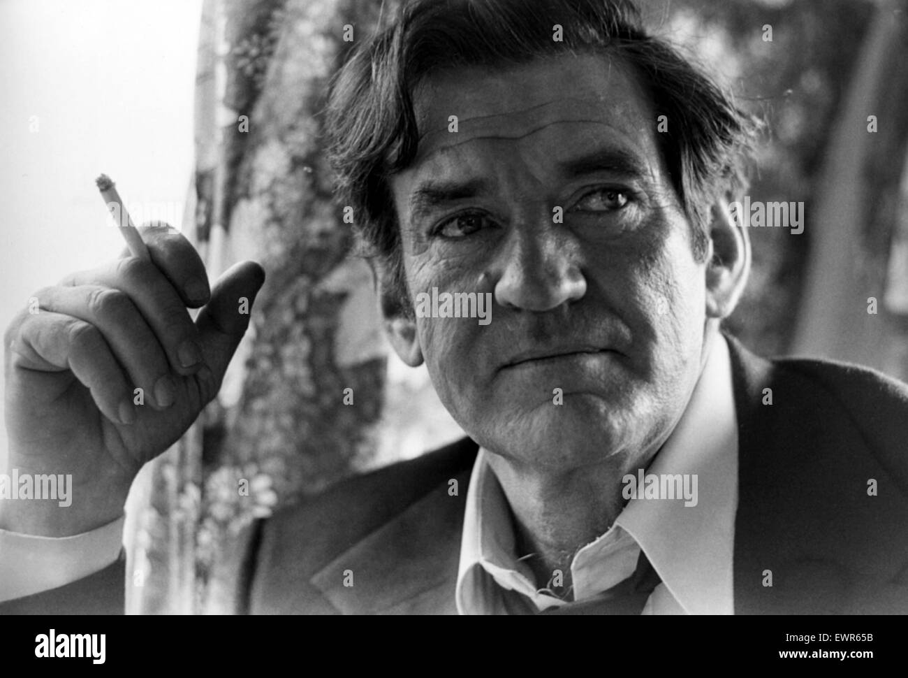 Actor Rod Taylor is pictured during a break in filming whilst on ...