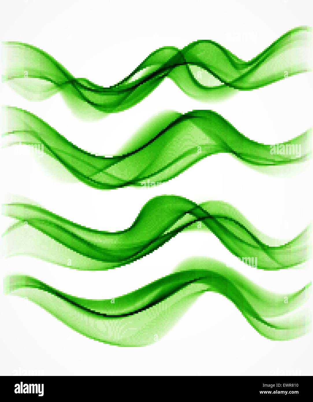 Green wave background. Vector illustration for your design Stock Vector ...