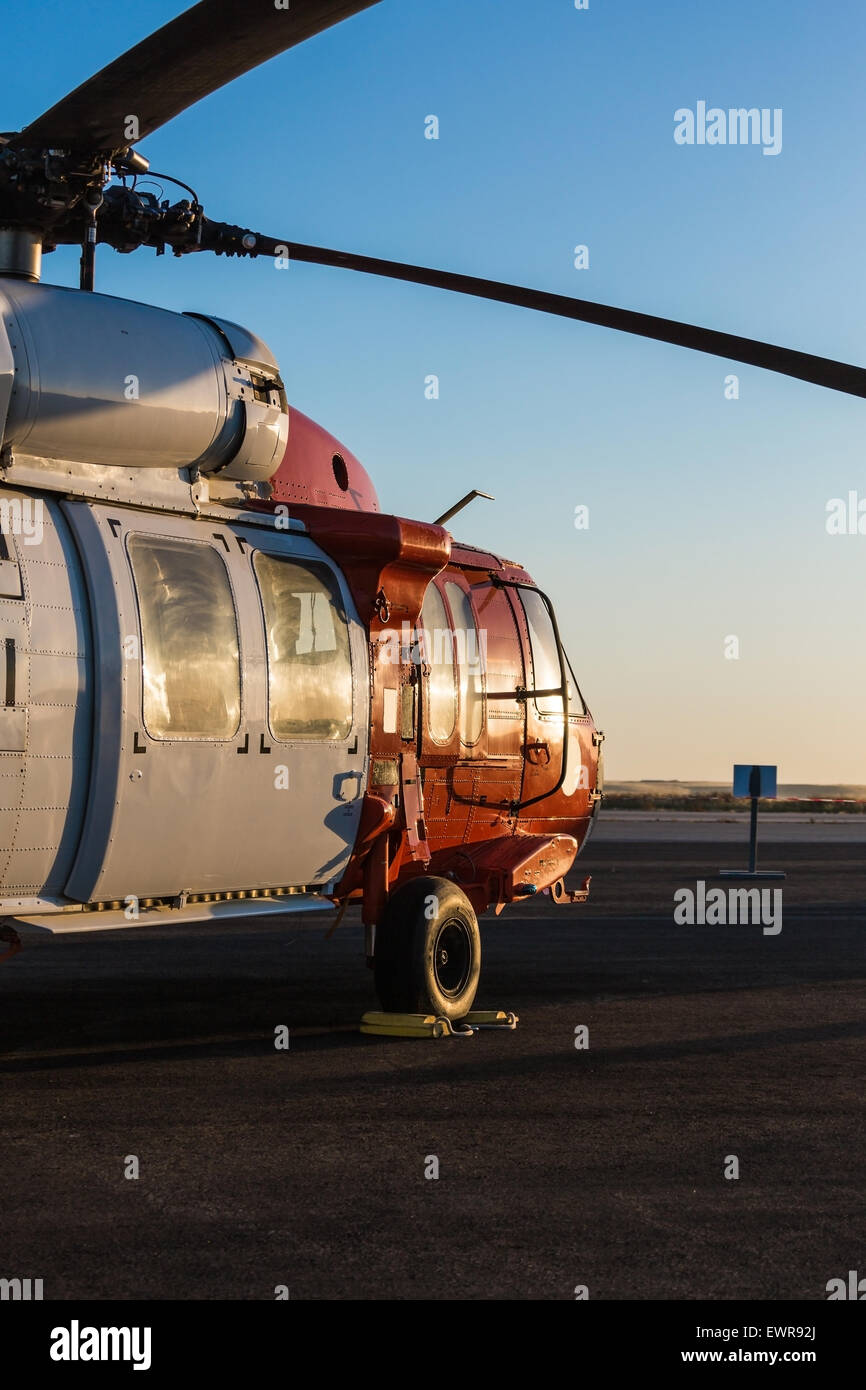big military helicopter at the airport closeup Stock Photo - Alamy