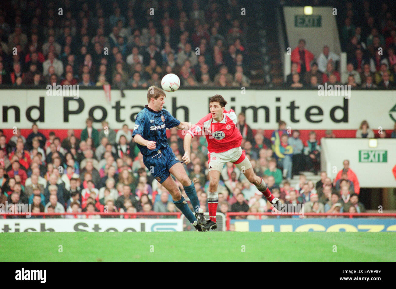 Middlesbrough 1-1 Manchester United, premier league match at Ayresome ...