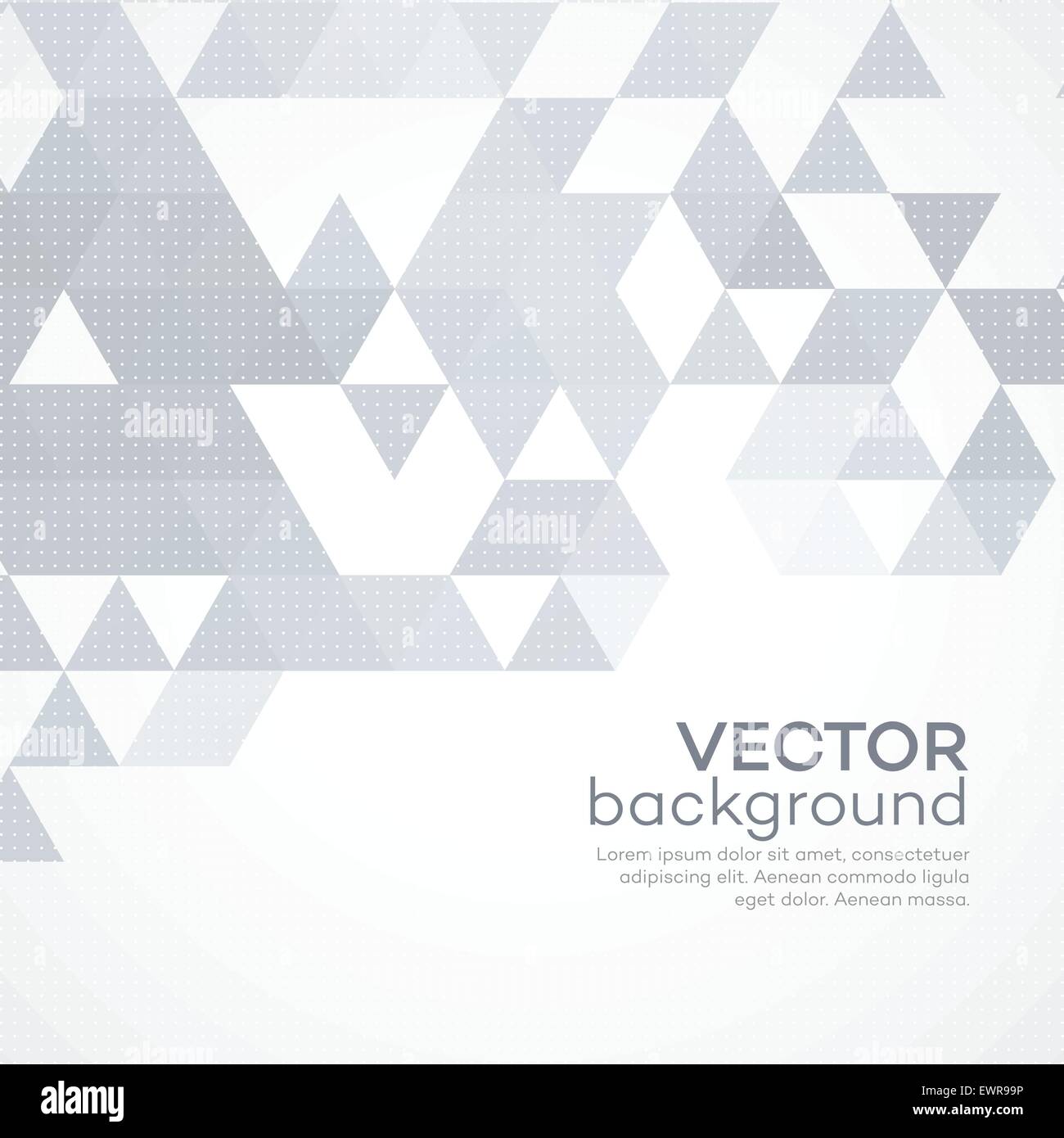 Abstract template background with triangle shapes Stock Vector Image ...