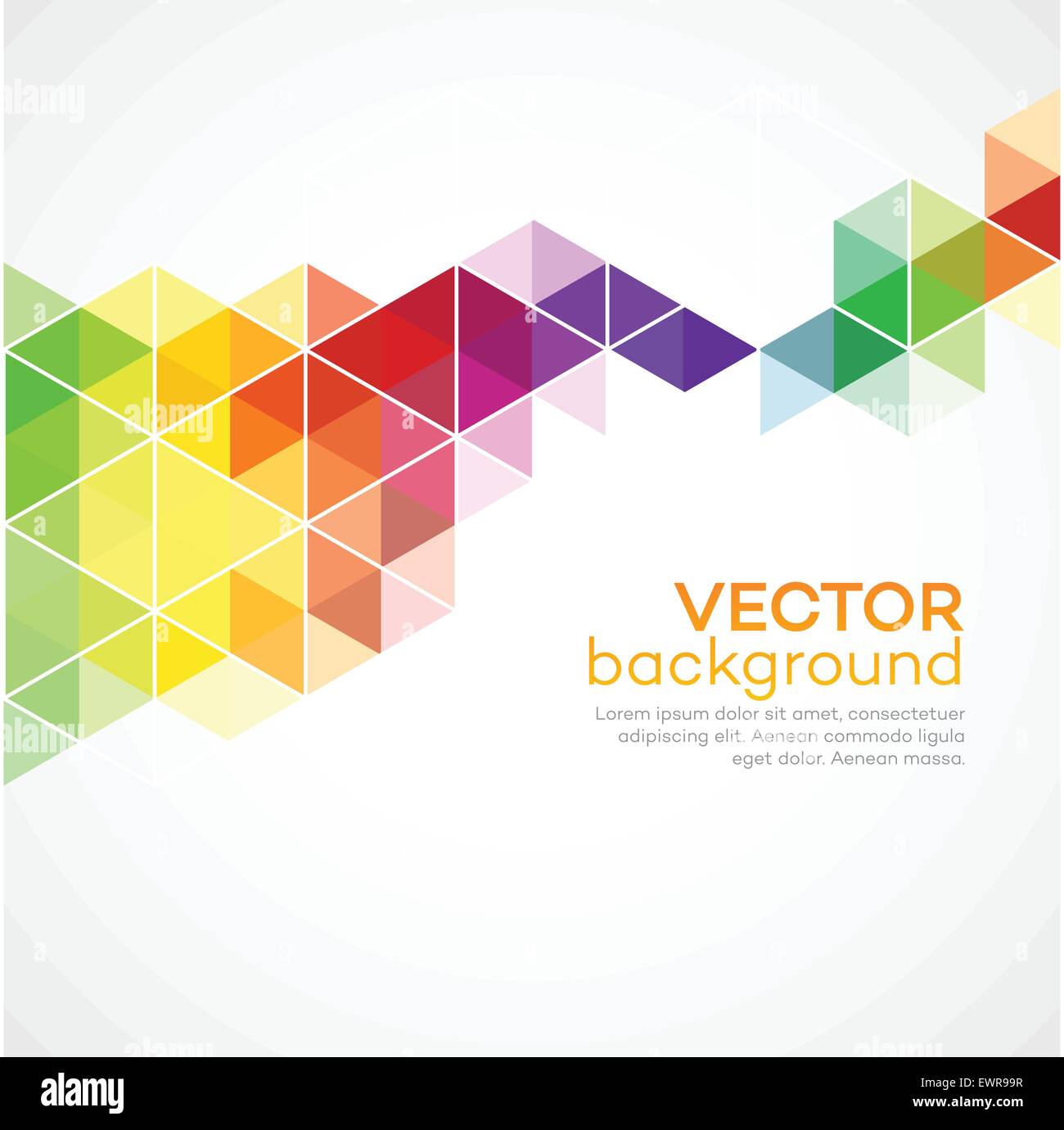 Color geometric background with triangles. Vector illustration Stock Vector Image & Art - Alamy