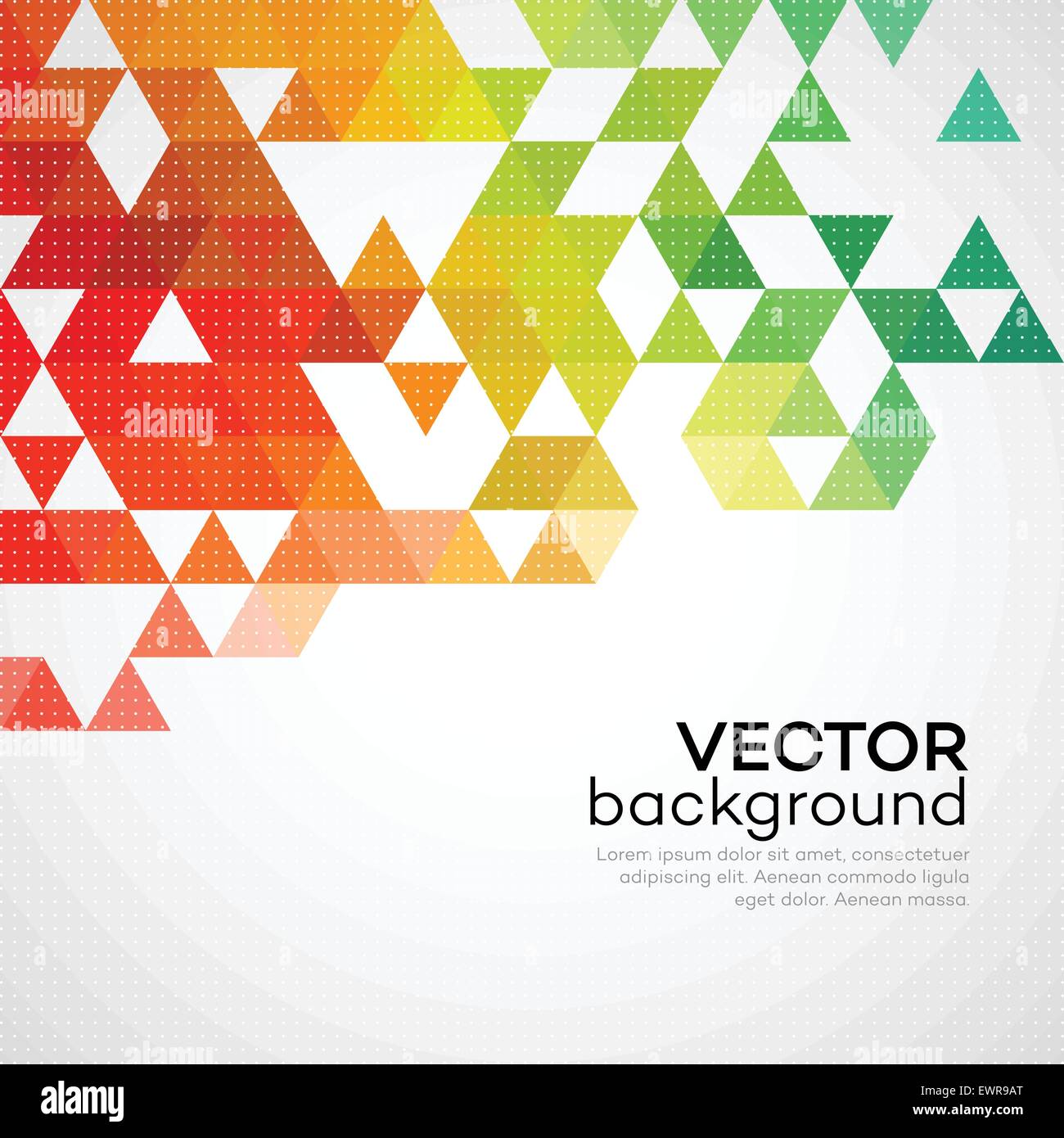 Color geometric background with triangles. Vector illustration Stock ...