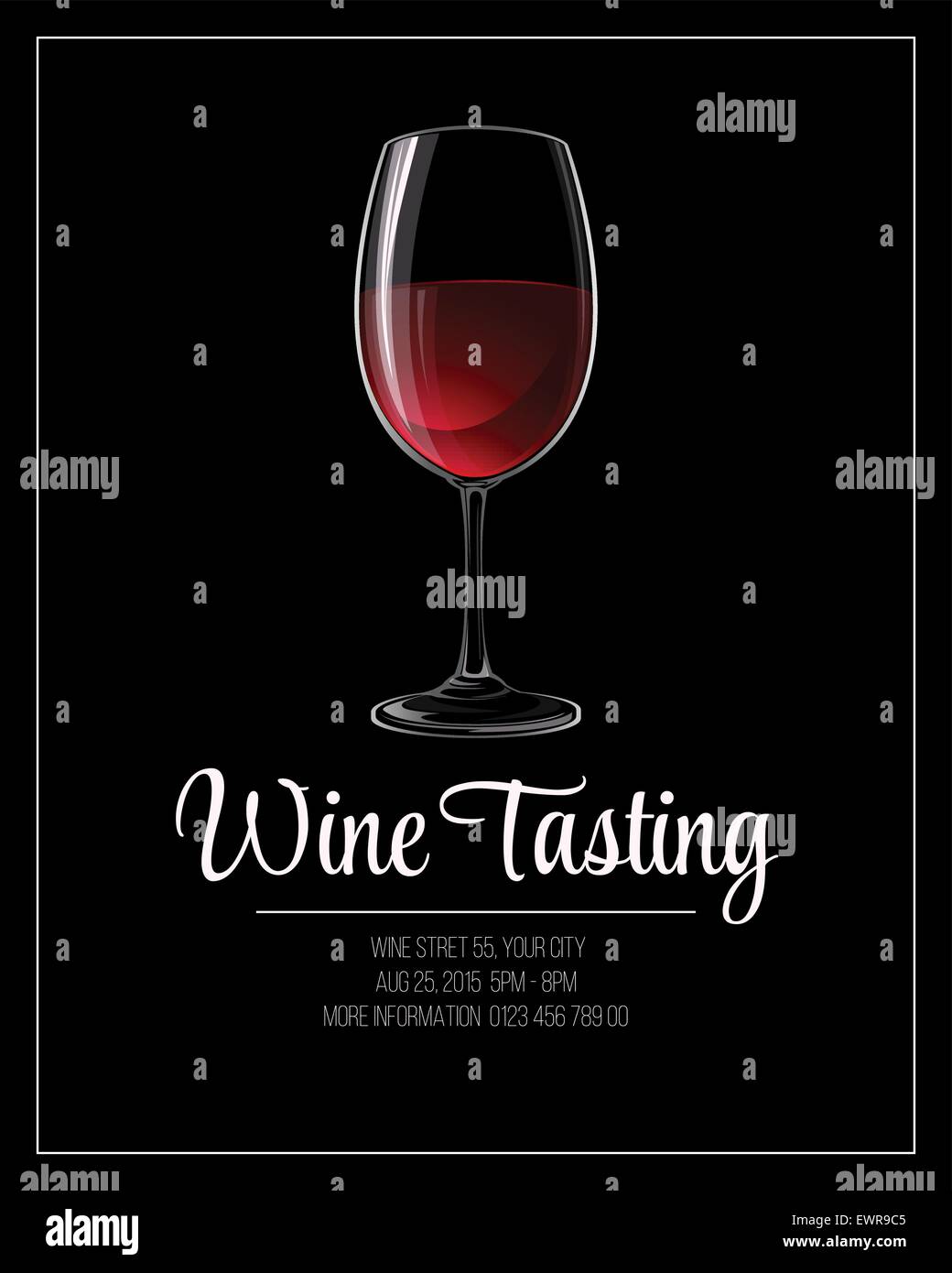 Wine Tasting Event Flyer Template