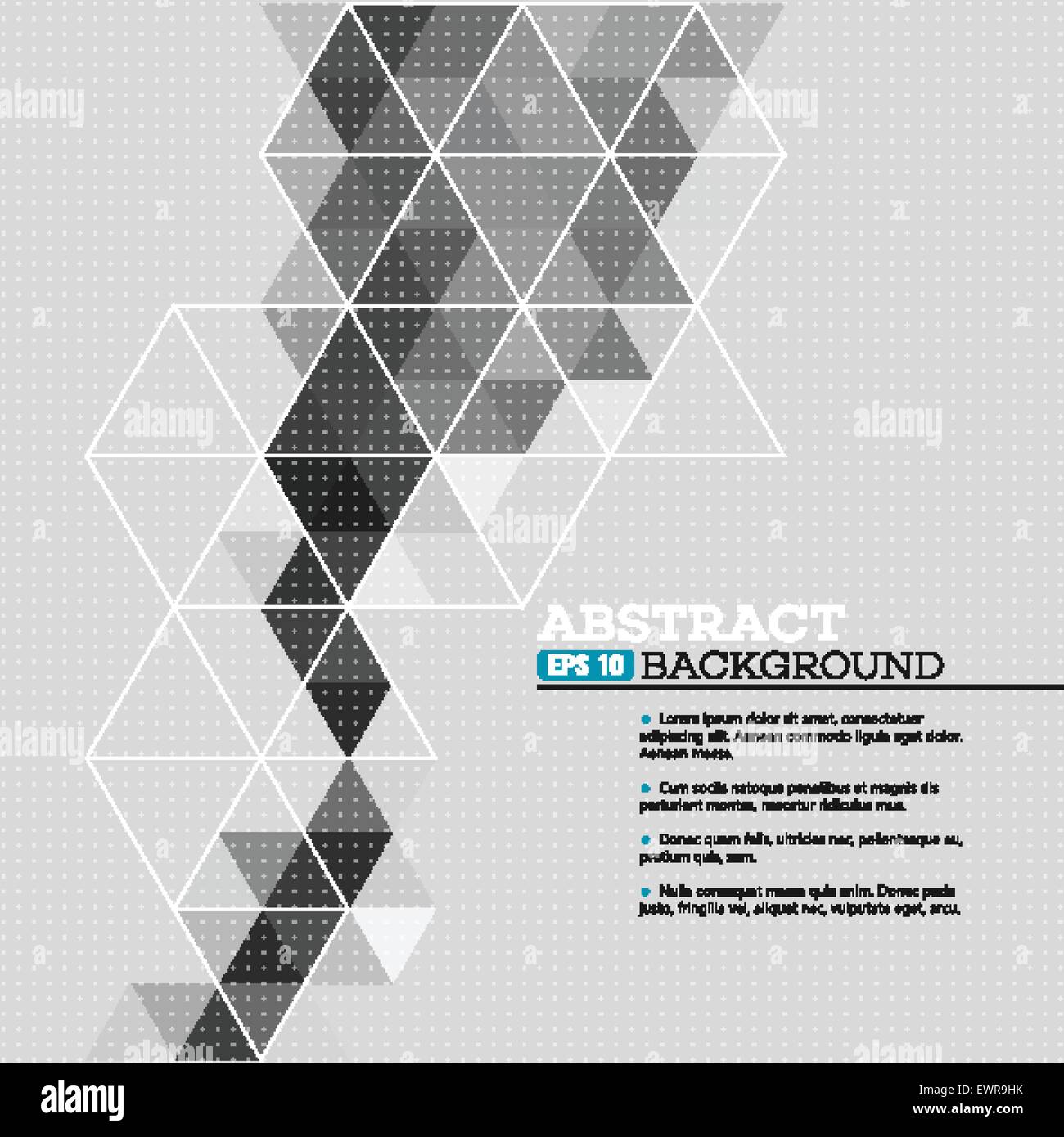 Abstract template background with triangle shapes Stock Vector Image ...