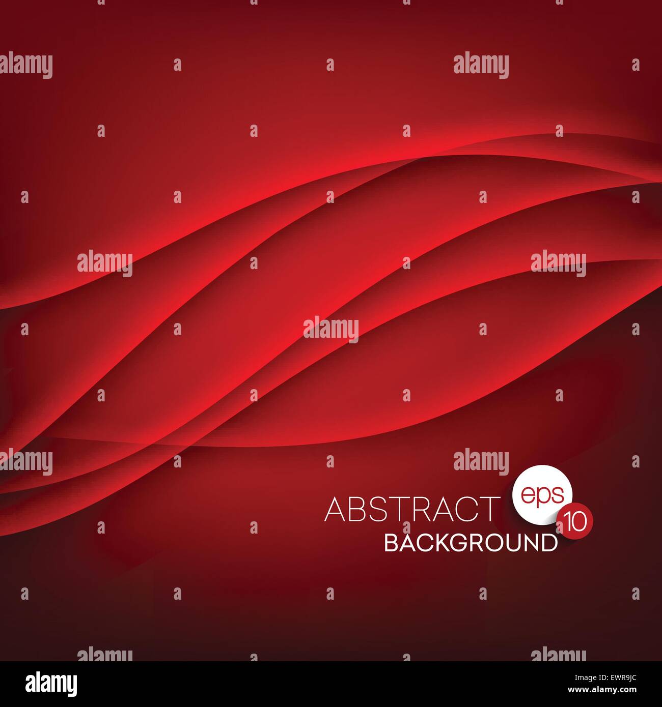 Red vector Template Abstract background with curves lines Stock Vector ...