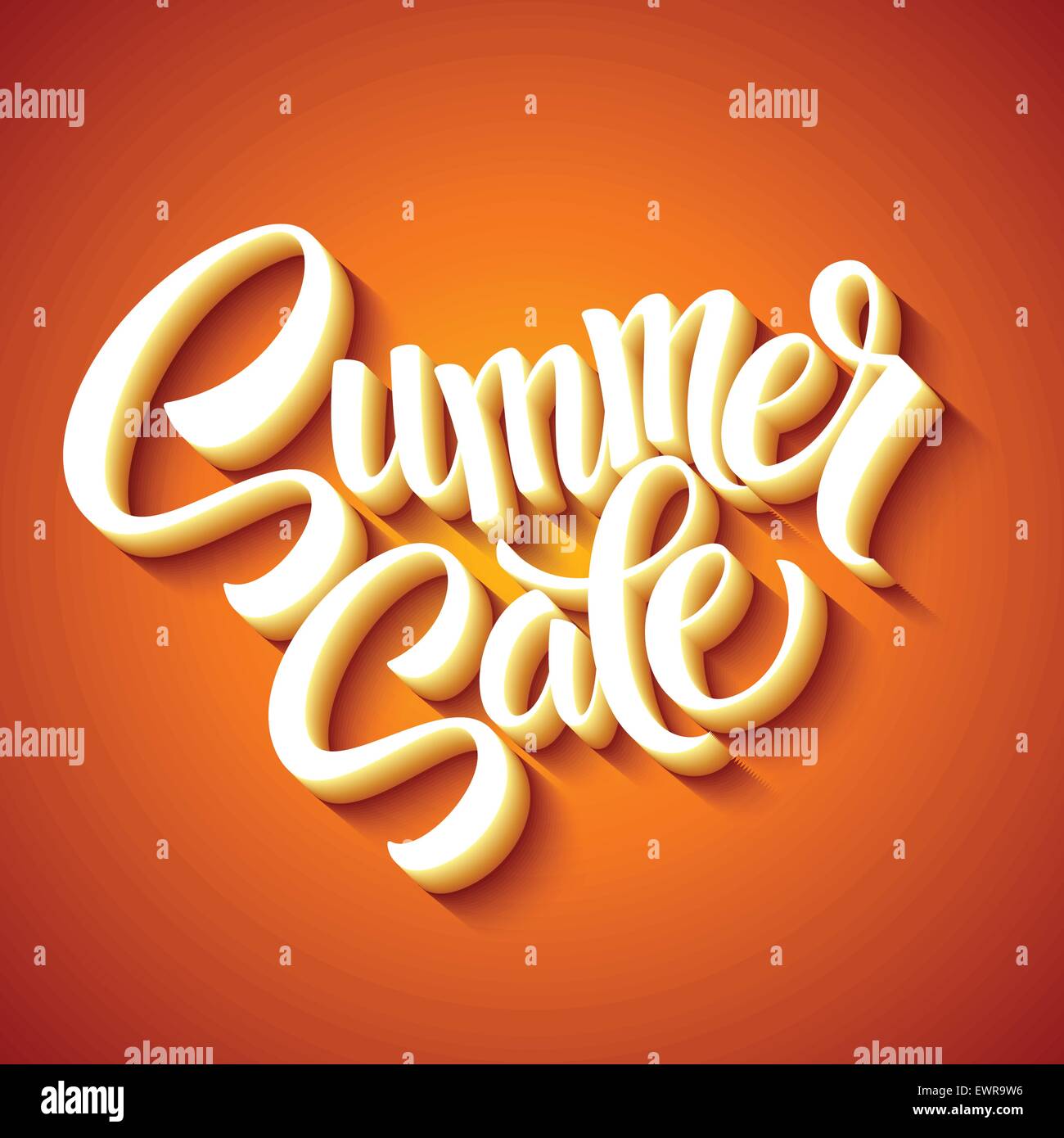 Summer sale message on orange background Stock Vector Image & Art - Alamy